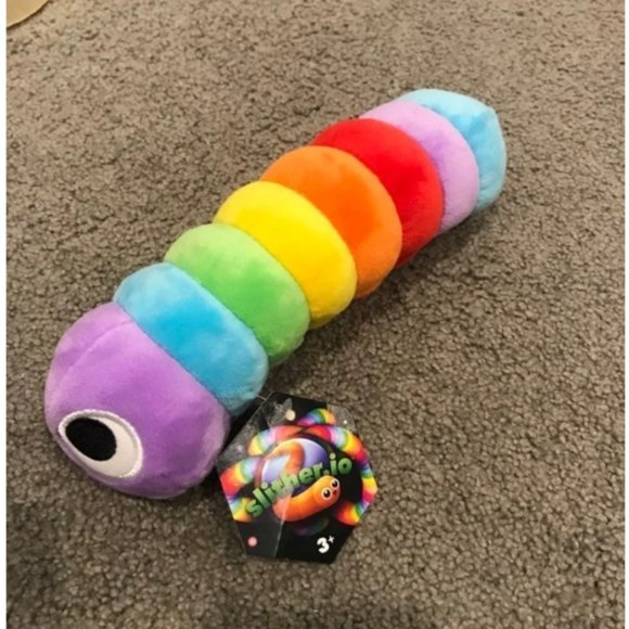 Bonkers | Toys | Slitherio Bendable Worm Rainbow 8 Plush Toy By Bonkers ...